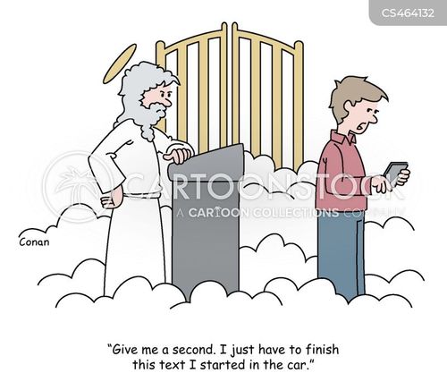 Texting And Driving Cartoons and Comics - funny pictures from CartoonStock