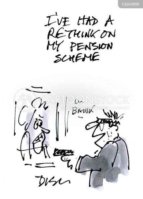 Pension Scheme Cartoons and Comics - funny pictures from CartoonStock