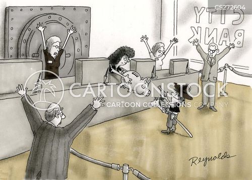 Bank Security Cartoons and Comics - funny pictures from CartoonStock