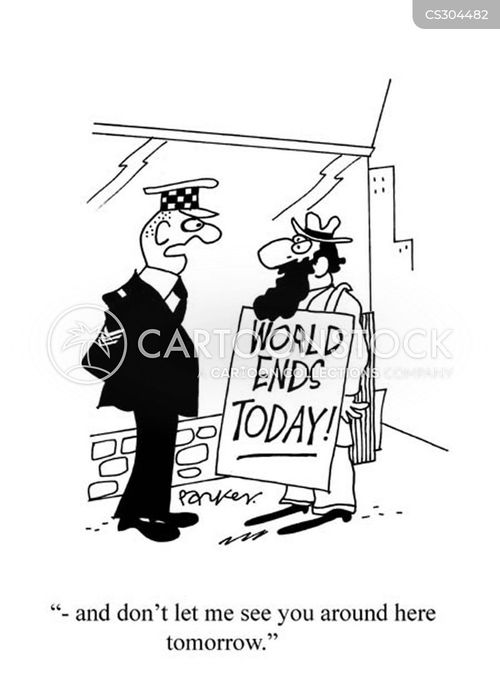 World Ends Cartoons and Comics - funny pictures from CartoonStock