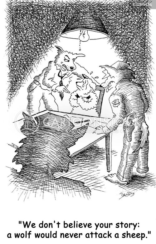 Police Interviews Cartoons and Comics - funny pictures from CartoonStock