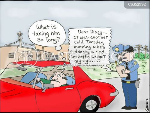 Red Car Cartoons and Comics - funny pictures from CartoonStock