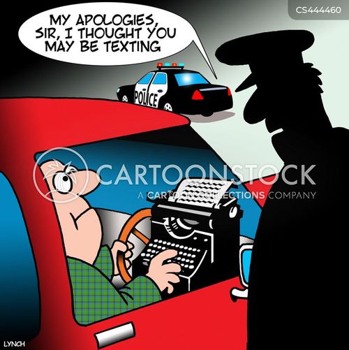 Texting While Driving Cartoons and Comics - funny pictures from ...