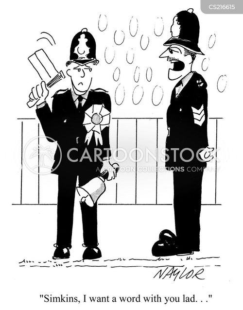 Police Constable Cartoons and Comics - funny pictures from CartoonStock