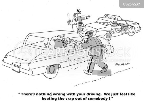 Excessive Force Cartoons and Comics - funny pictures from CartoonStock