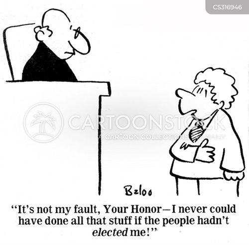 Election Judge Cartoons and Comics - funny pictures from CartoonStock