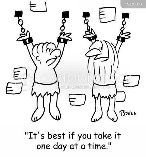 One Day At A Time Cartoons and Comics - funny pictures from CartoonStock