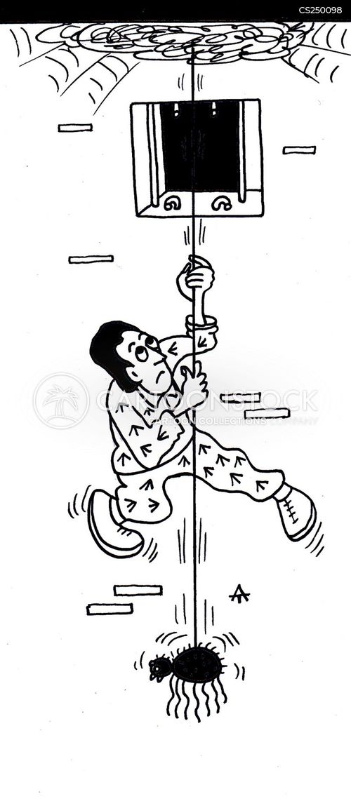 Escape Attempt Cartoons and Comics - funny pictures from CartoonStock