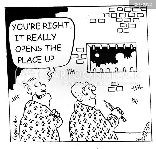 Cell Window Cartoons and Comics - funny pictures from CartoonStock