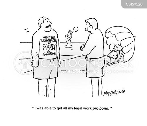 Pro Bono Cartoons and Comics - funny pictures from CartoonStock