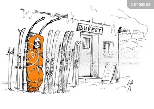 Skiing Accident Cartoons and Comics - funny pictures from CartoonStock