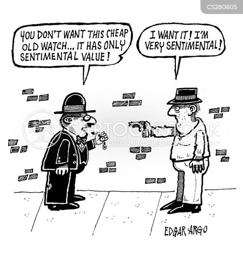Sentimental Value Cartoons and Comics - funny pictures from CartoonStock