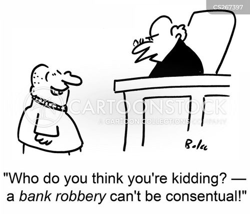 Robbing Banks Cartoons and Comics - funny pictures from CartoonStock