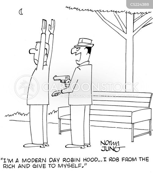 Street Robbery Cartoons and Comics - funny pictures from CartoonStock