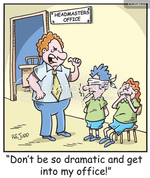 Headmasters Office Cartoons and Comics - funny pictures from CartoonStock