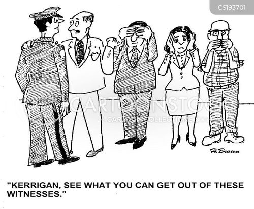 Hostile Witnesses Cartoons and Comics - funny pictures from CartoonStock
