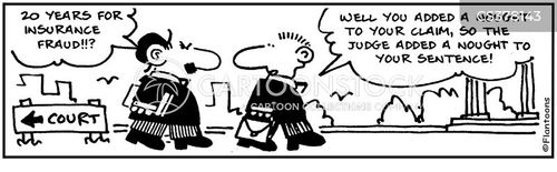 Insurance Fraud Cartoons and Comics - funny pictures from CartoonStock