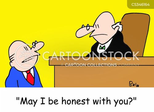 Answering Honestly Cartoons and Comics - funny pictures from CartoonStock