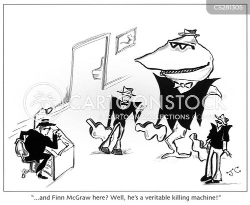 Killing Machines Cartoons and Comics - funny pictures from CartoonStock