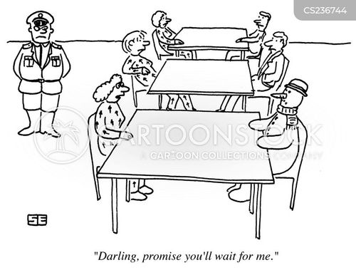 Visiting Prison Cartoons and Comics - funny pictures from CartoonStock