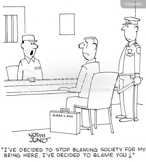 Myself To Blame Cartoons and Comics - funny pictures from CartoonStock