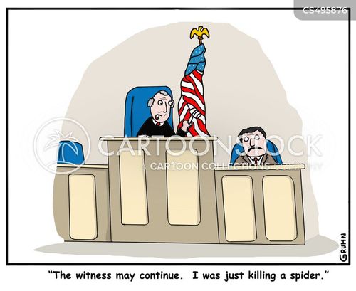 Witness Testimony Cartoons and Comics - funny pictures from CartoonStock