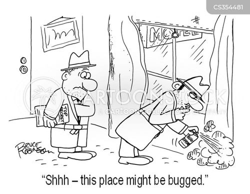 Bugging Cartoons and Comics - funny pictures from CartoonStock