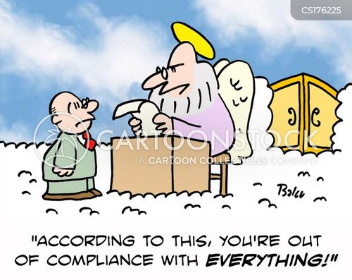 Compliance Cartoons and Comics - funny pictures from CartoonStock