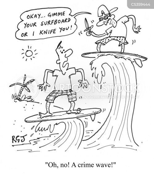 Crime Wave Cartoons and Comics - funny pictures from CartoonStock