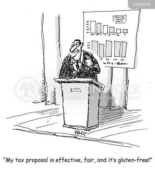 Tax Proposal Cartoons and Comics - funny pictures from CartoonStock