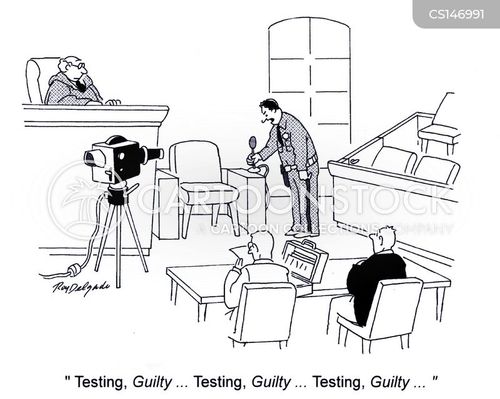 Show Trial Cartoons and Comics - funny pictures from CartoonStock