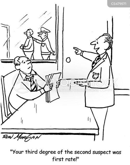 Third Degree Cartoons and Comics - funny pictures from CartoonStock