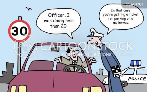 Traffic Offence Cartoons and Comics - funny pictures from CartoonStock