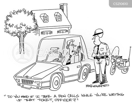 Speed Ticket Cartoons and Comics - funny pictures from CartoonStock