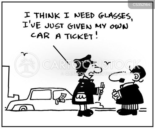 Parking Ticket Cartoons and Comics - funny pictures from CartoonStock