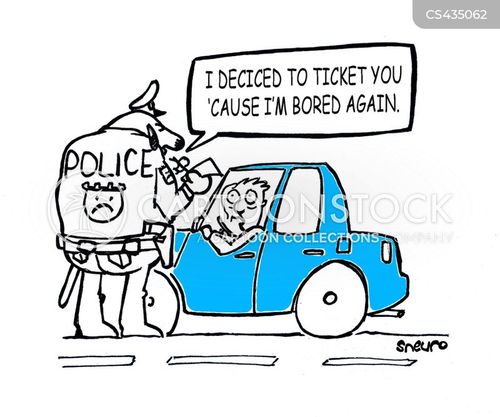 Traffic Ticket Cartoons and Comics - funny pictures from CartoonStock