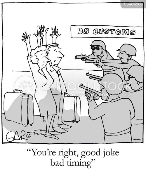 Airport Scanner Cartoons and Comics - funny pictures from CartoonStock