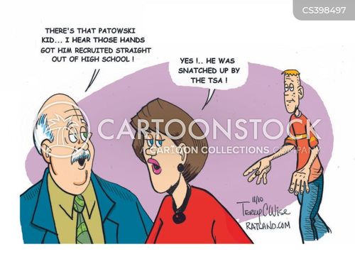 Pat Down Cartoons and Comics - funny pictures from CartoonStock