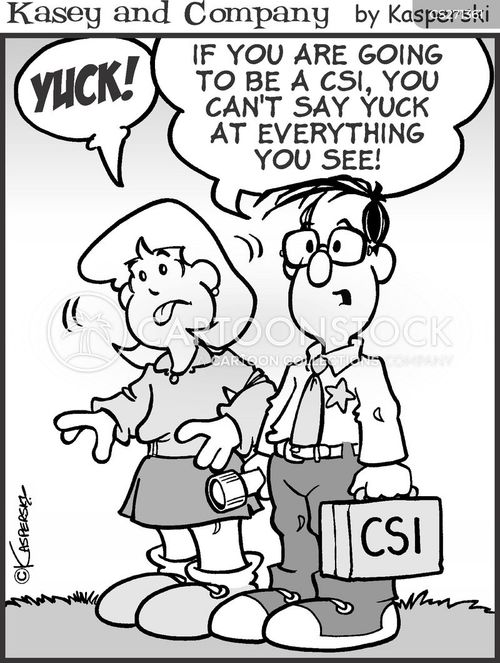 Fingerprinting Cartoons and Comics - funny pictures from CartoonStock