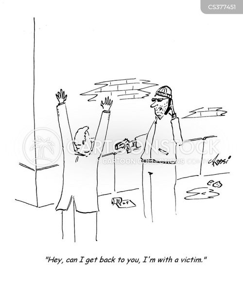 Victims Of Crime Cartoons and Comics - funny pictures from CartoonStock