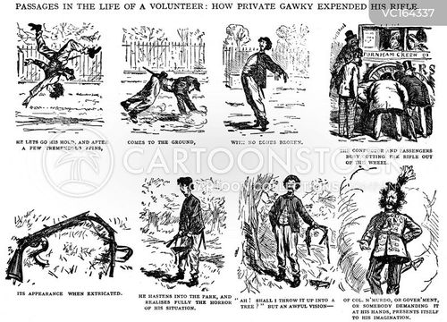 Volunteer Regiment Cartoons and Comics - funny pictures from CartoonStock