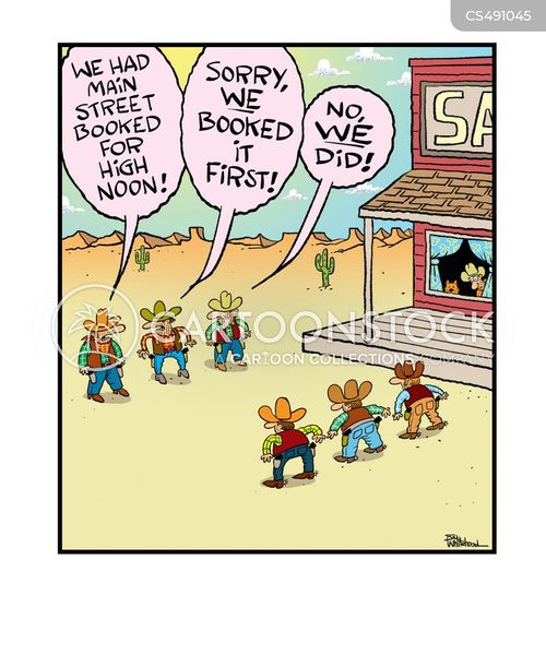 High Noon Cartoons and Comics - funny pictures from CartoonStock