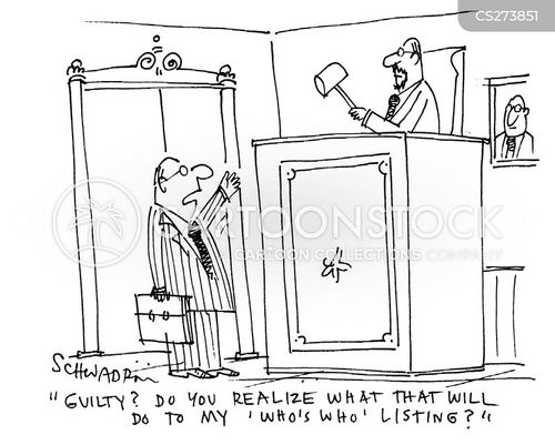Found Guilty Cartoons and Comics - funny pictures from CartoonStock
