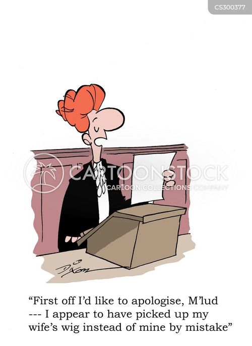Legal Wig Cartoons and Comics - funny pictures from CartoonStock