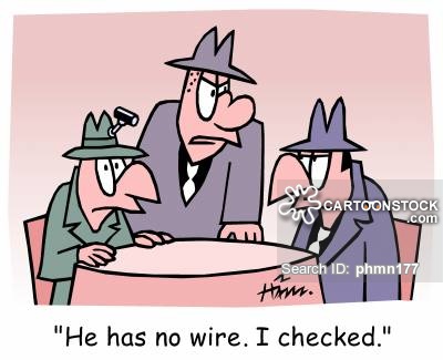 Wiretap Cartoons and Comics - funny pictures from CartoonStock
