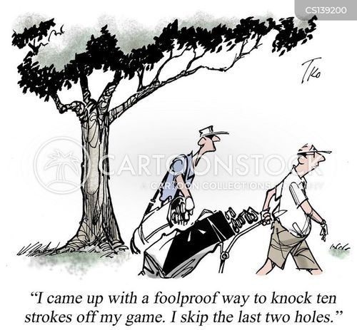 Golfing Handicap Cartoons and Comics - funny pictures from CartoonStock