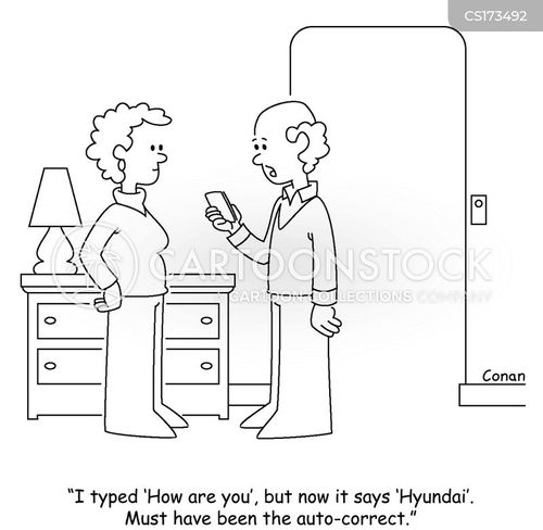 Autocorrect Cartoons and Comics - funny pictures from CartoonStock