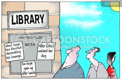 Public Libraries Cartoons and Comics - funny pictures from CartoonStock