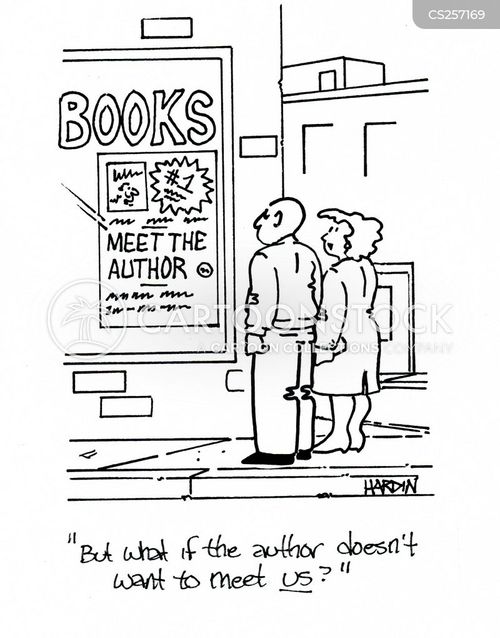 Meet The Author Cartoons and Comics - funny pictures from CartoonStock