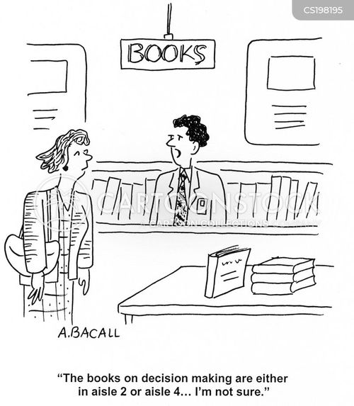 Decisive Thinking Cartoons and Comics - funny pictures from CartoonStock